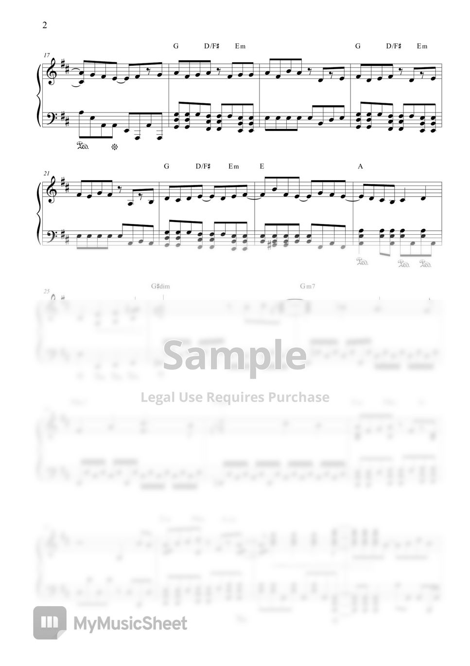 BUMP OF CHICKEN - SOUVENIR ("SPY×FAMILY"theme Song) Sheets by CANACANA ...