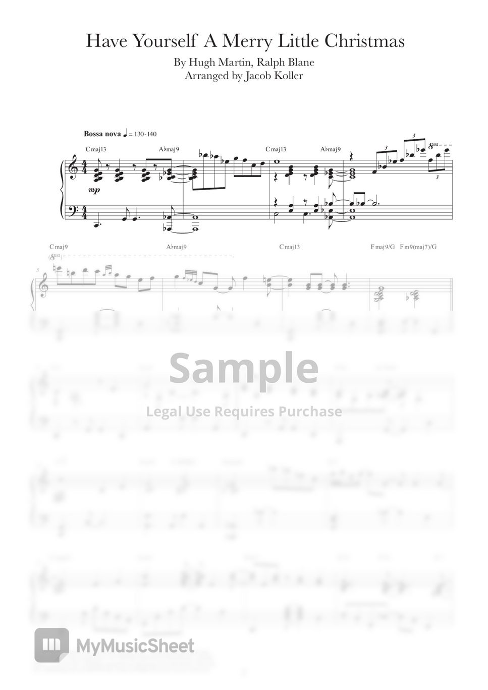 Judy Garland - Have Yourself a Merry Little Christmas (Bossa nova ...