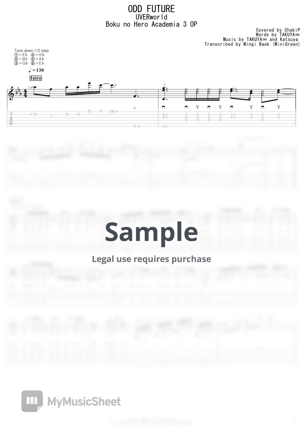 UVERworld - ODD FUTURE TAB+1 Staff by ChakiP