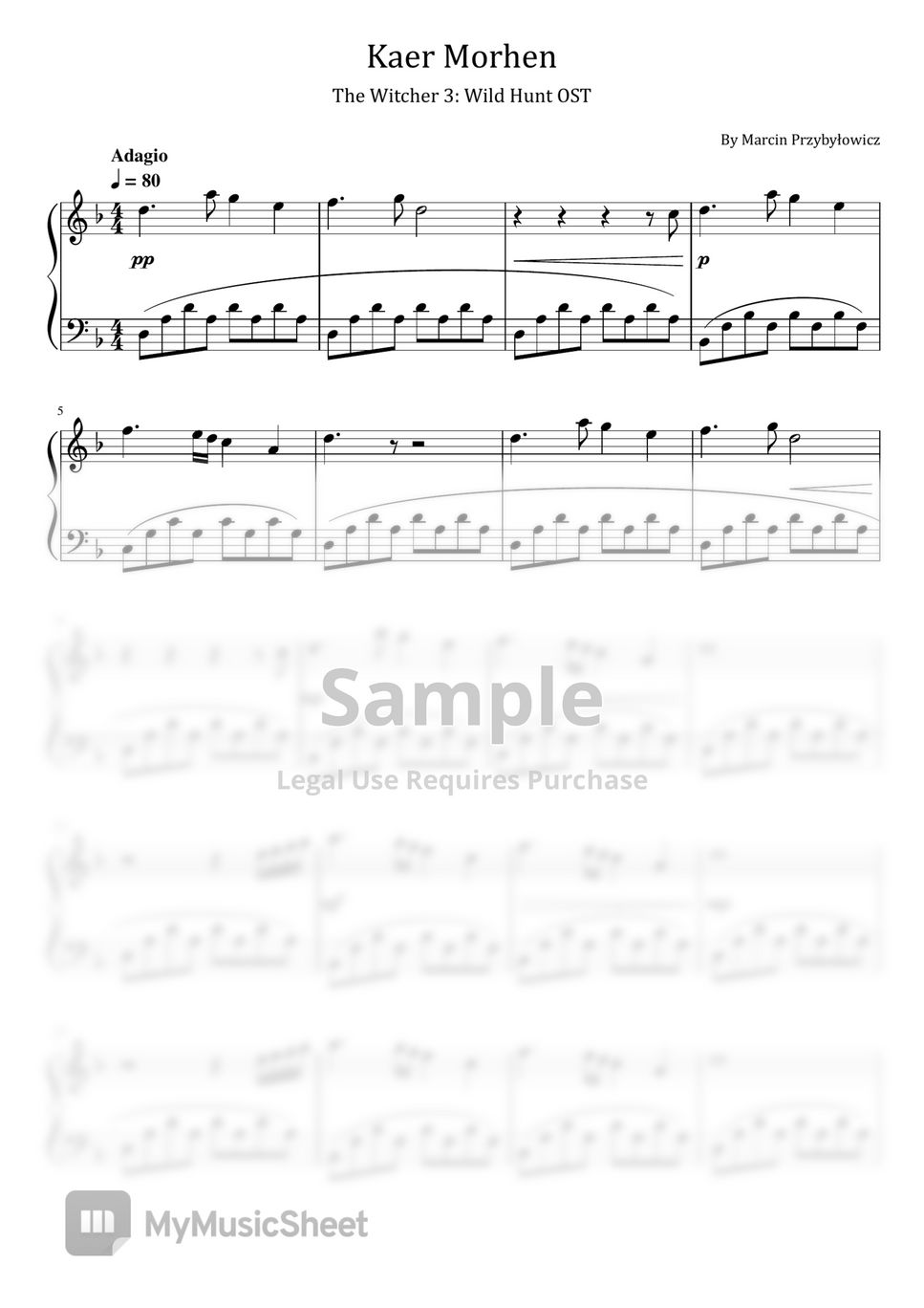 The Witcher 3 - Kaer Morhen (The Witcher 3: Wild Hunt OST - For Easy ...