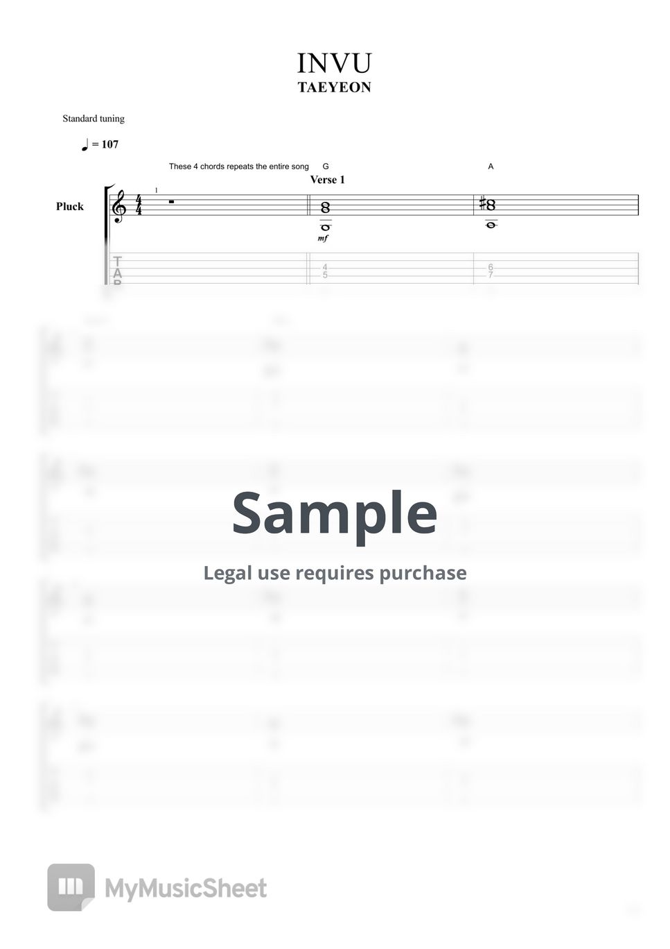 TAEYEON 태연 - INVU Sheets by Rob Ethereal