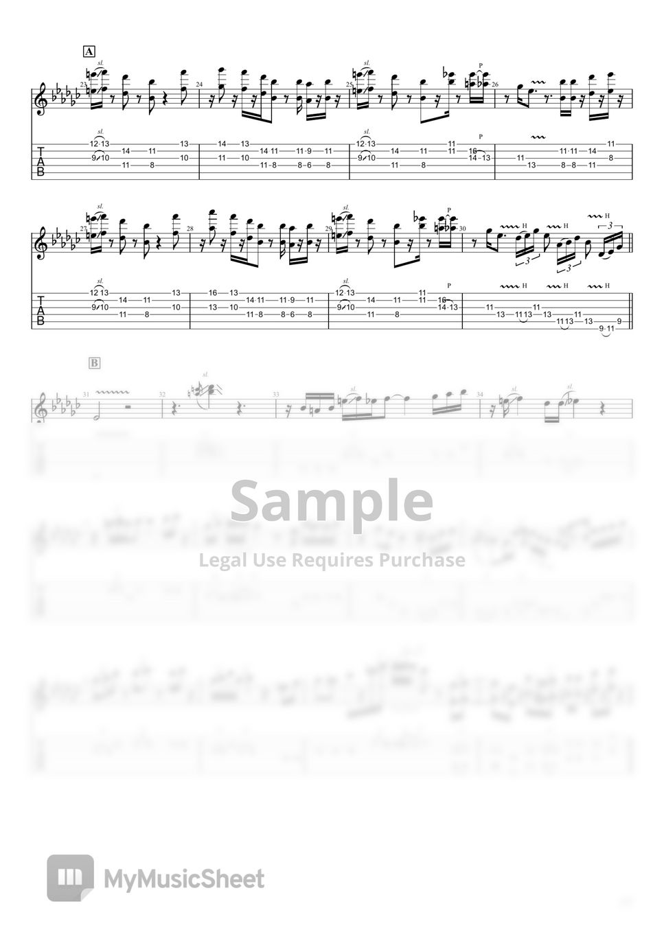Paul Jackson Jr Walkin Guitar Pro Gp Gp5 Gpx Sheets By Non0x9ram
