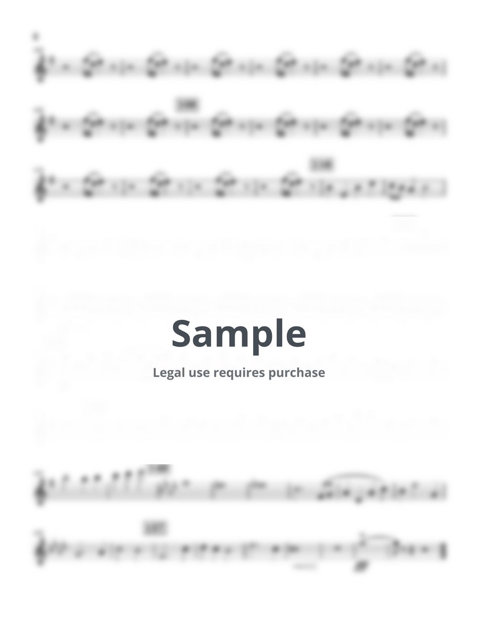 Go Shiina and Yuki Kajiura - Muzan vs Hashiras - Oboe 樂譜 by KMelodicMixes