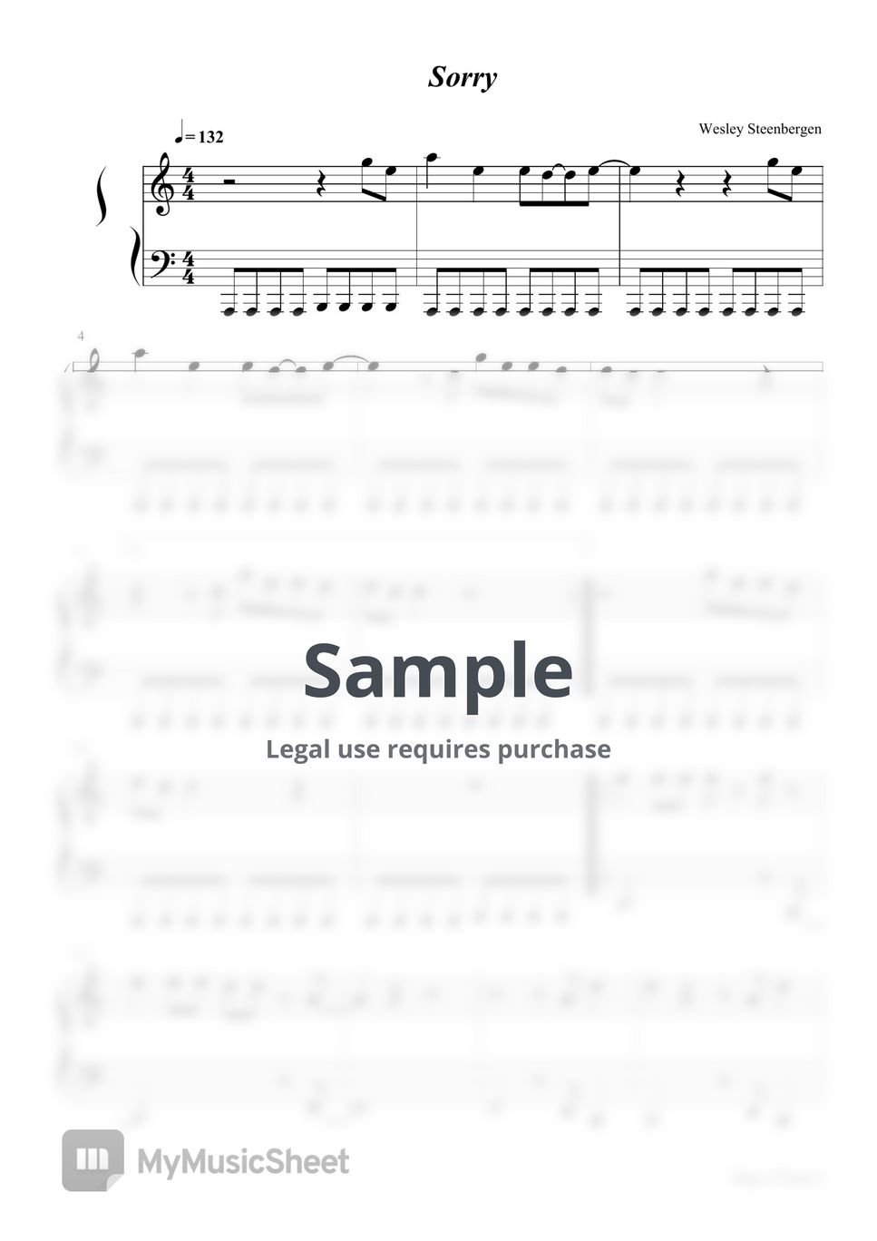 Nothing But Thieves - Sorry (Nothing But Thieves) 악보 by Yilun