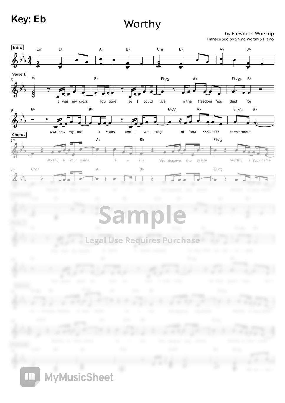 Steven Furtick, Chris Brown, Mack Brock - Worthy (by Elevation Worship ...