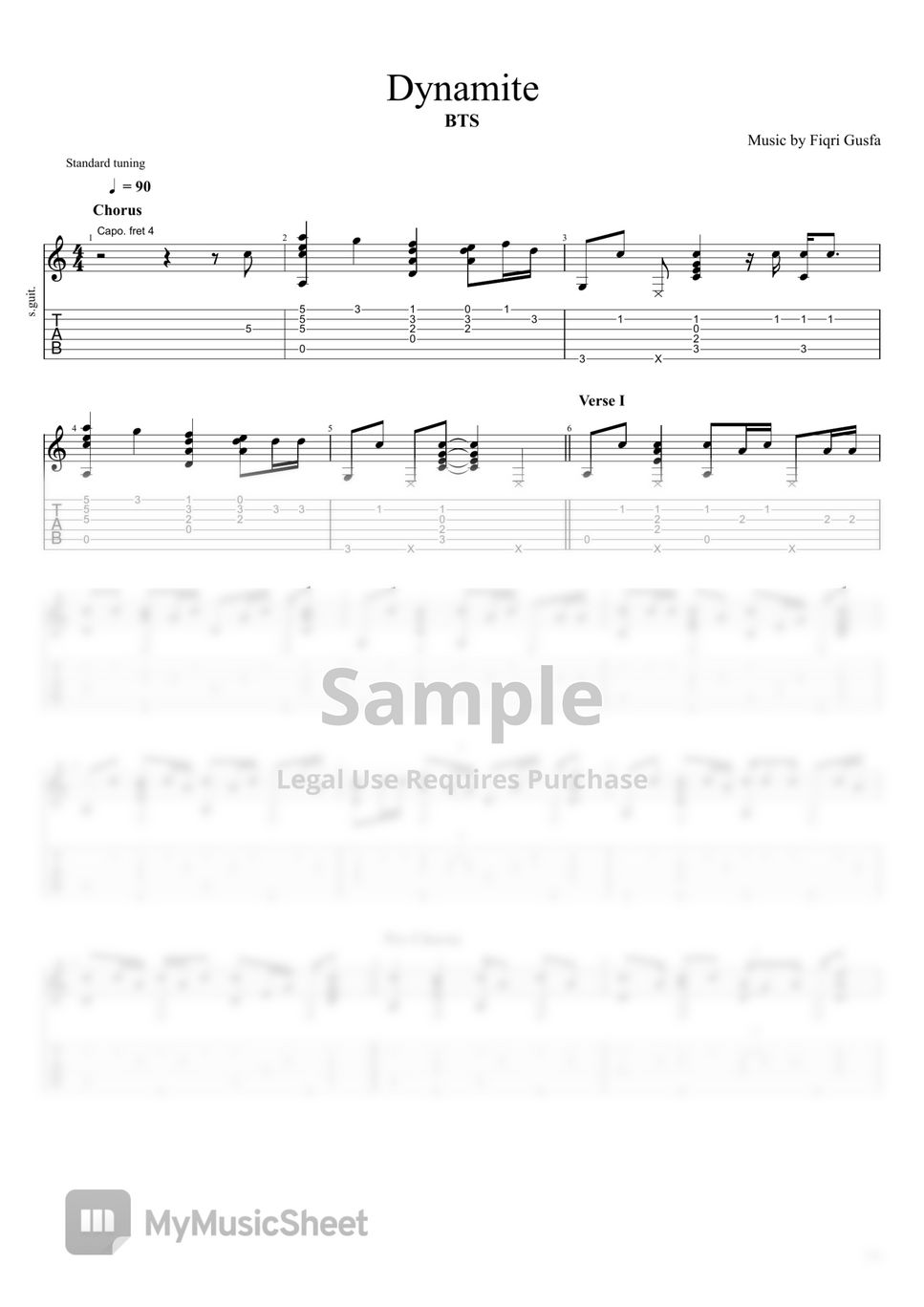 Dynamite Guitar Chords
