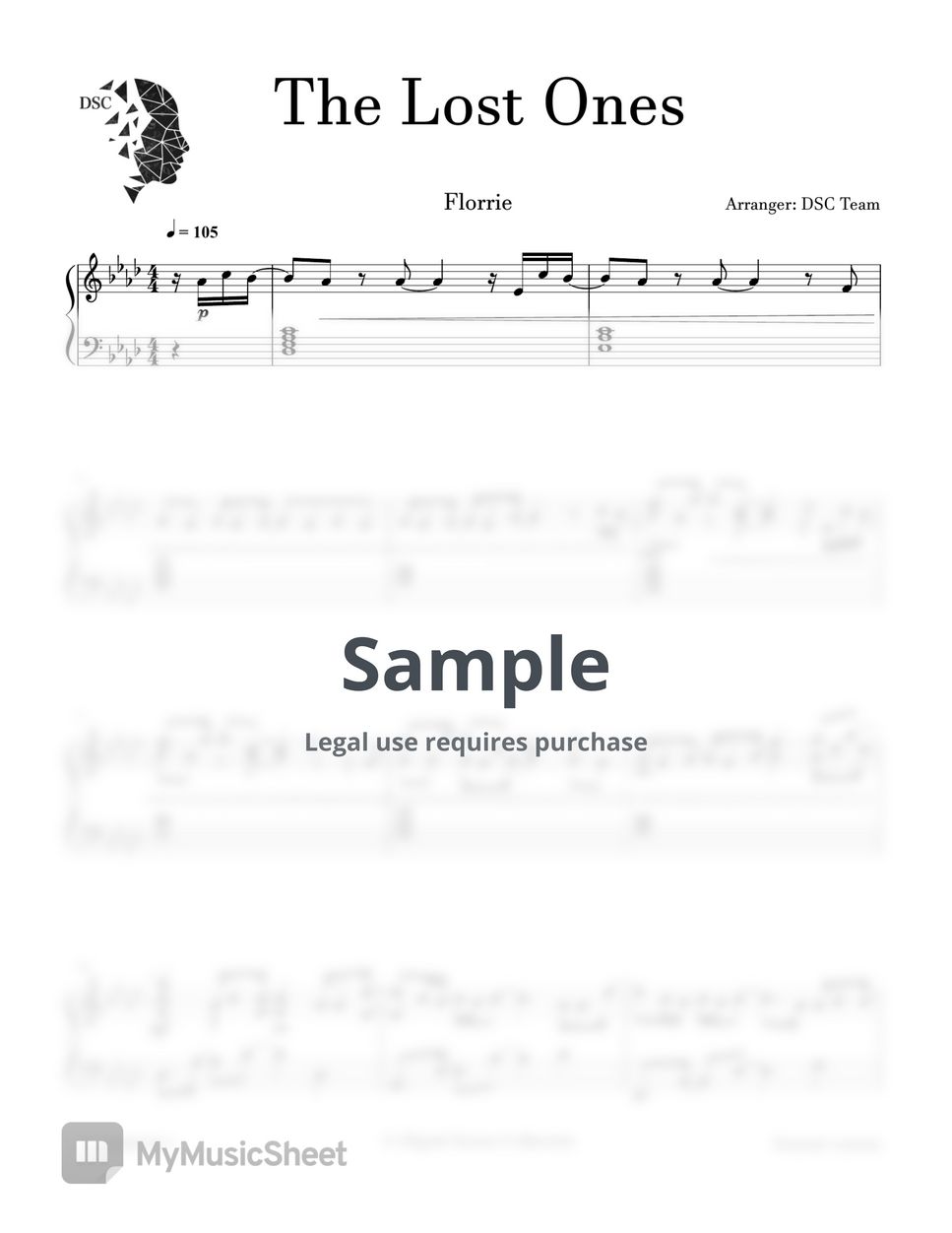Florrie - The Lost Ones Sheets by Digital Scores Collection