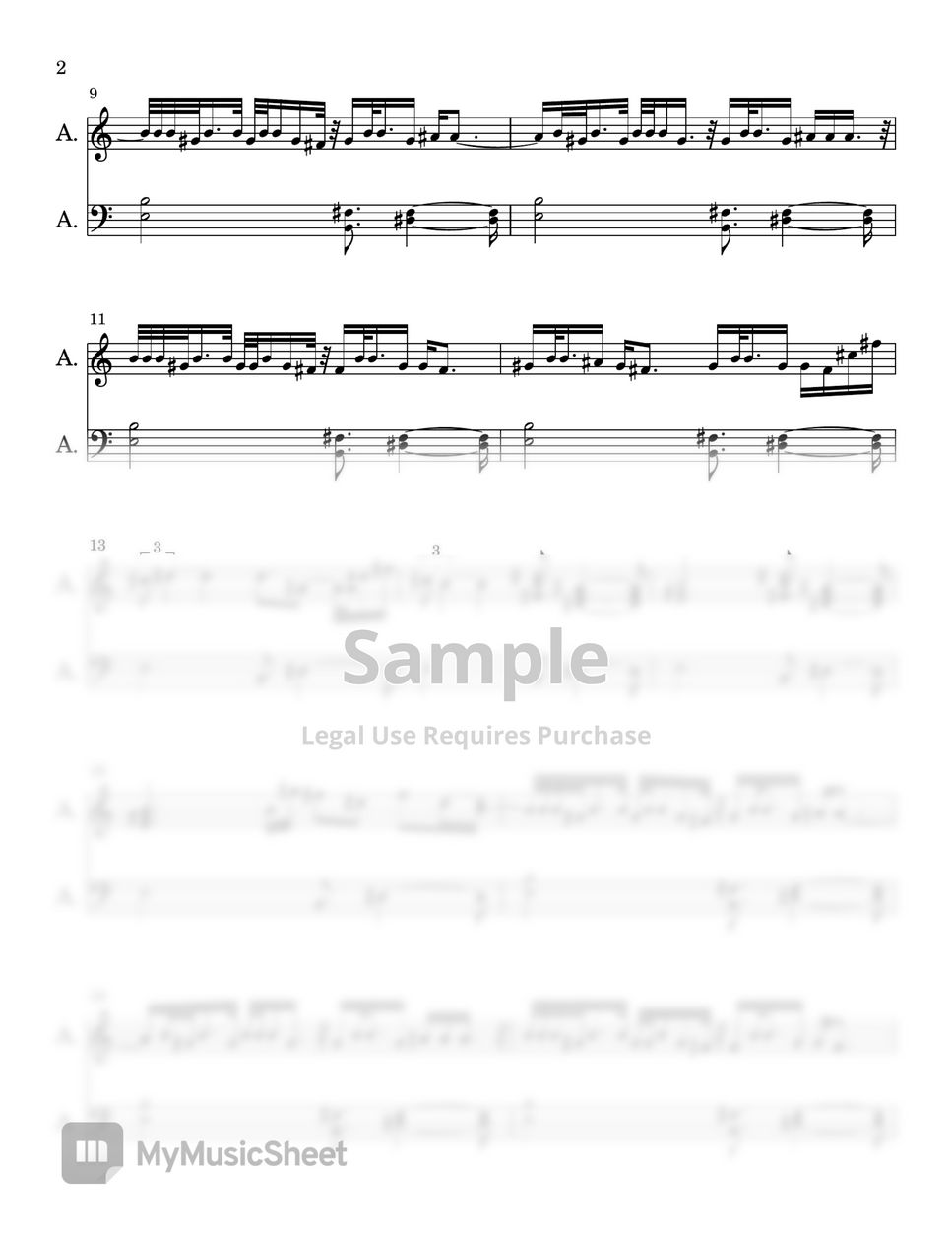 Joeboy - Baby (EASY PIANO SHEET) Sheets by Synthly