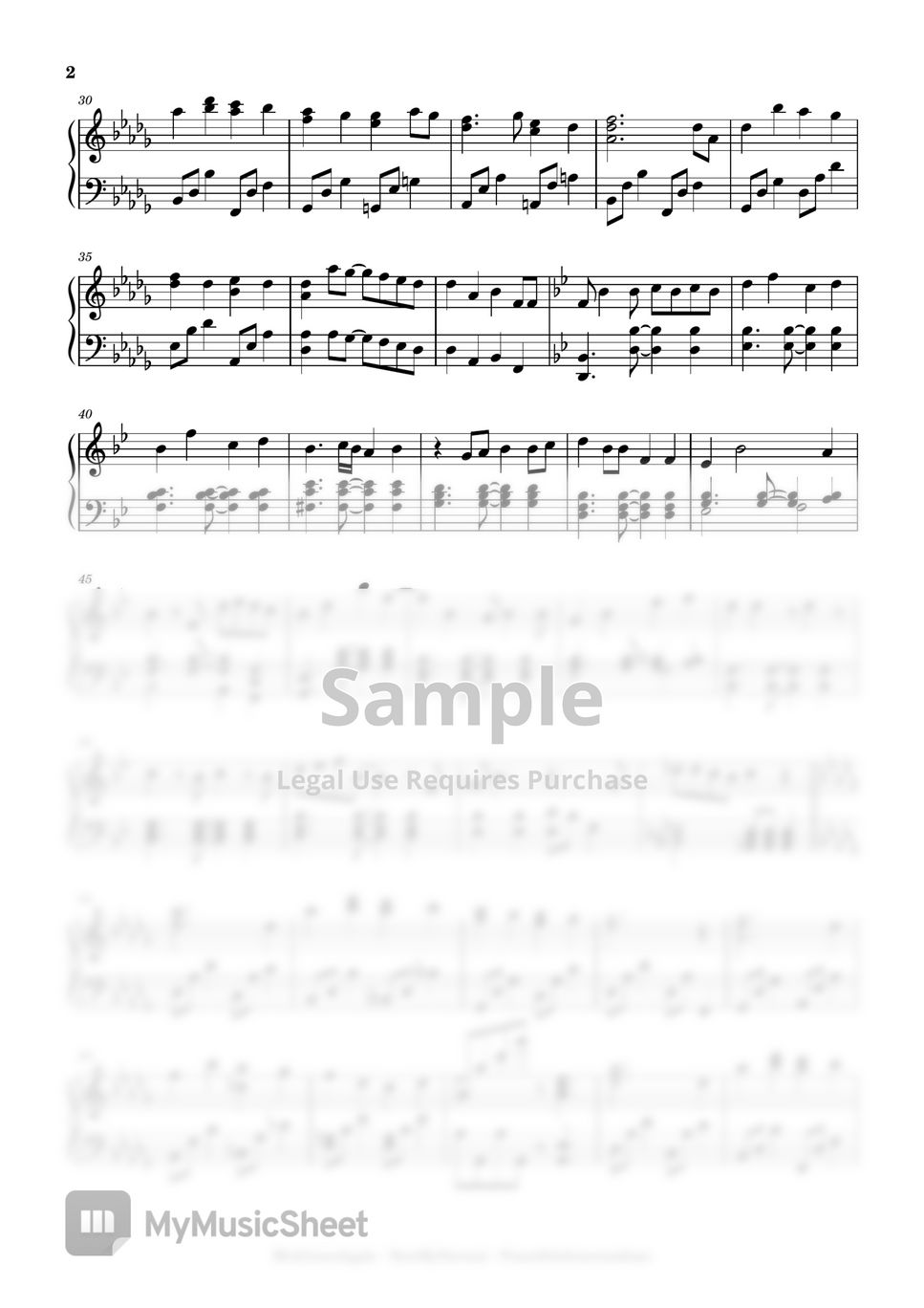 Mrs. GREEN APPLE - New My Normal (intermediate, piano) Sheet Music by ...