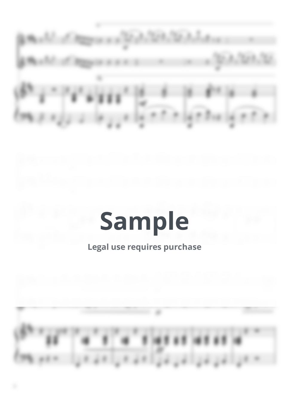 J.Strauss I - Radetzky Marsch (D・Piano trio/ baritone sax duet ...