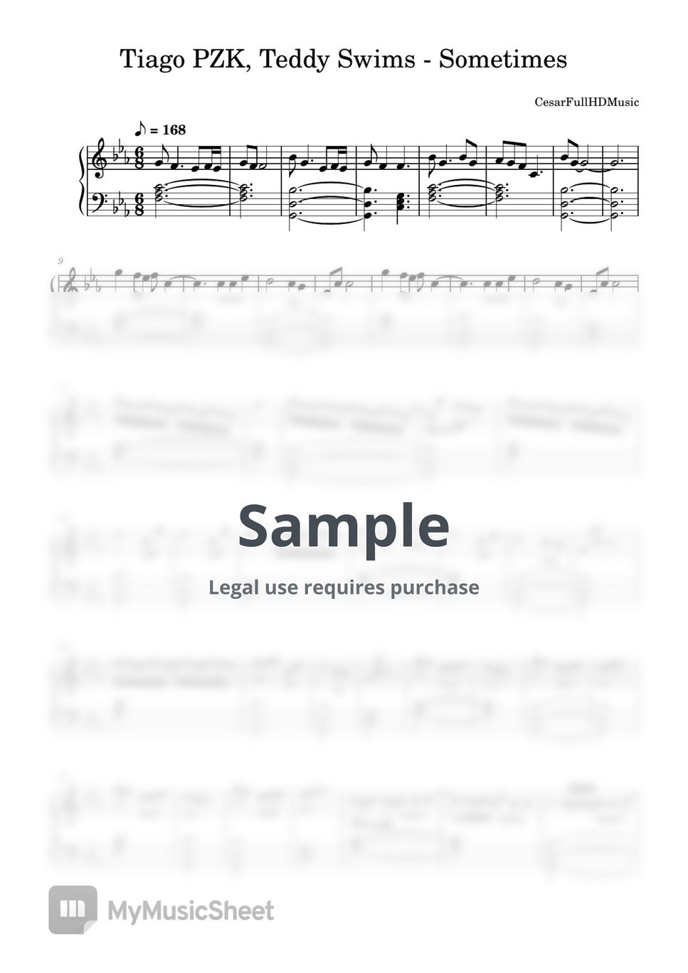 Tiago PZK, Teddy Swims - Sometimes Sheets