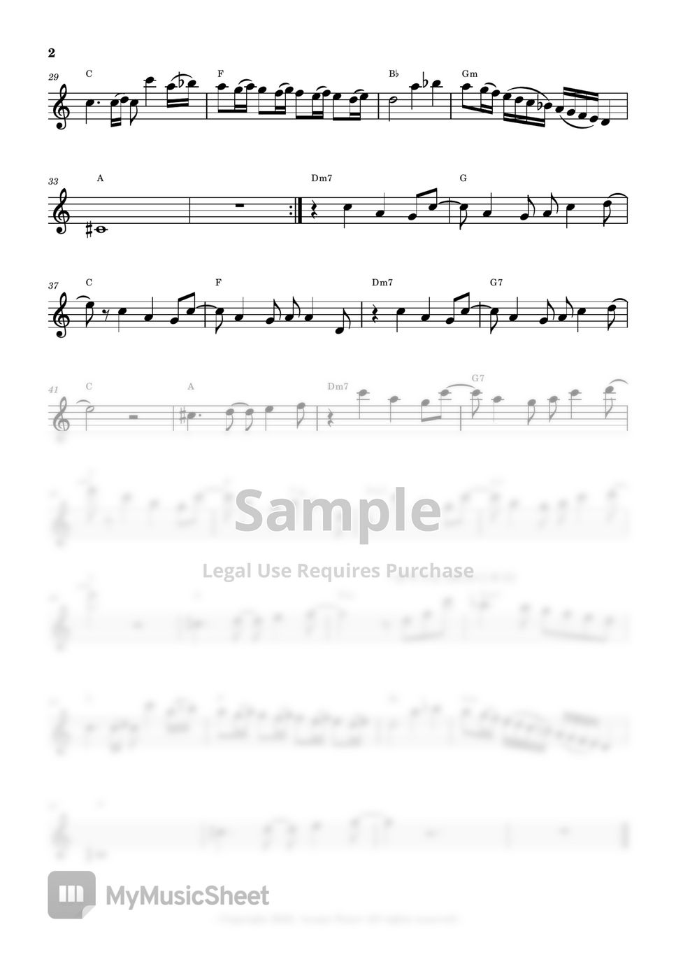 IVE - After LIKE (Flute Sheet Music) Sheets by sonye flute