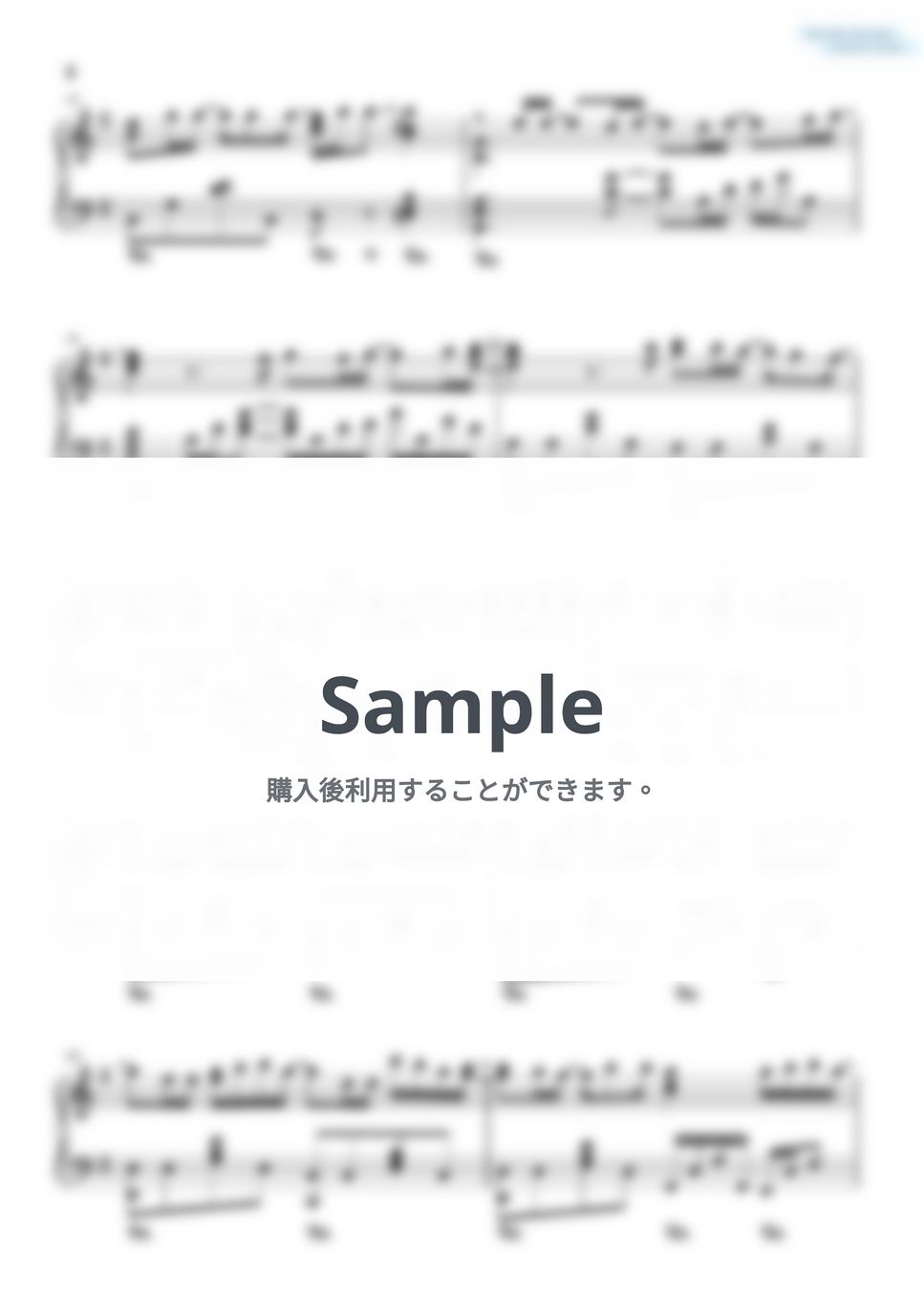 Aimer - 白色蜉蝣 楽譜 by haruko haruko