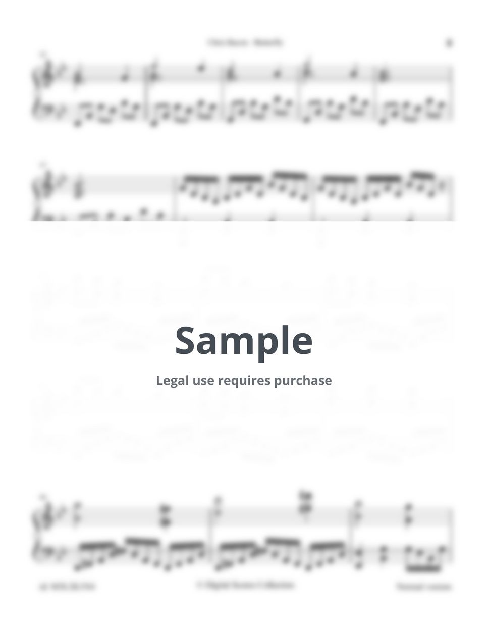 Chris Bacon - Butterfly (Heretic OST) Sheets by Digital Scores Collection