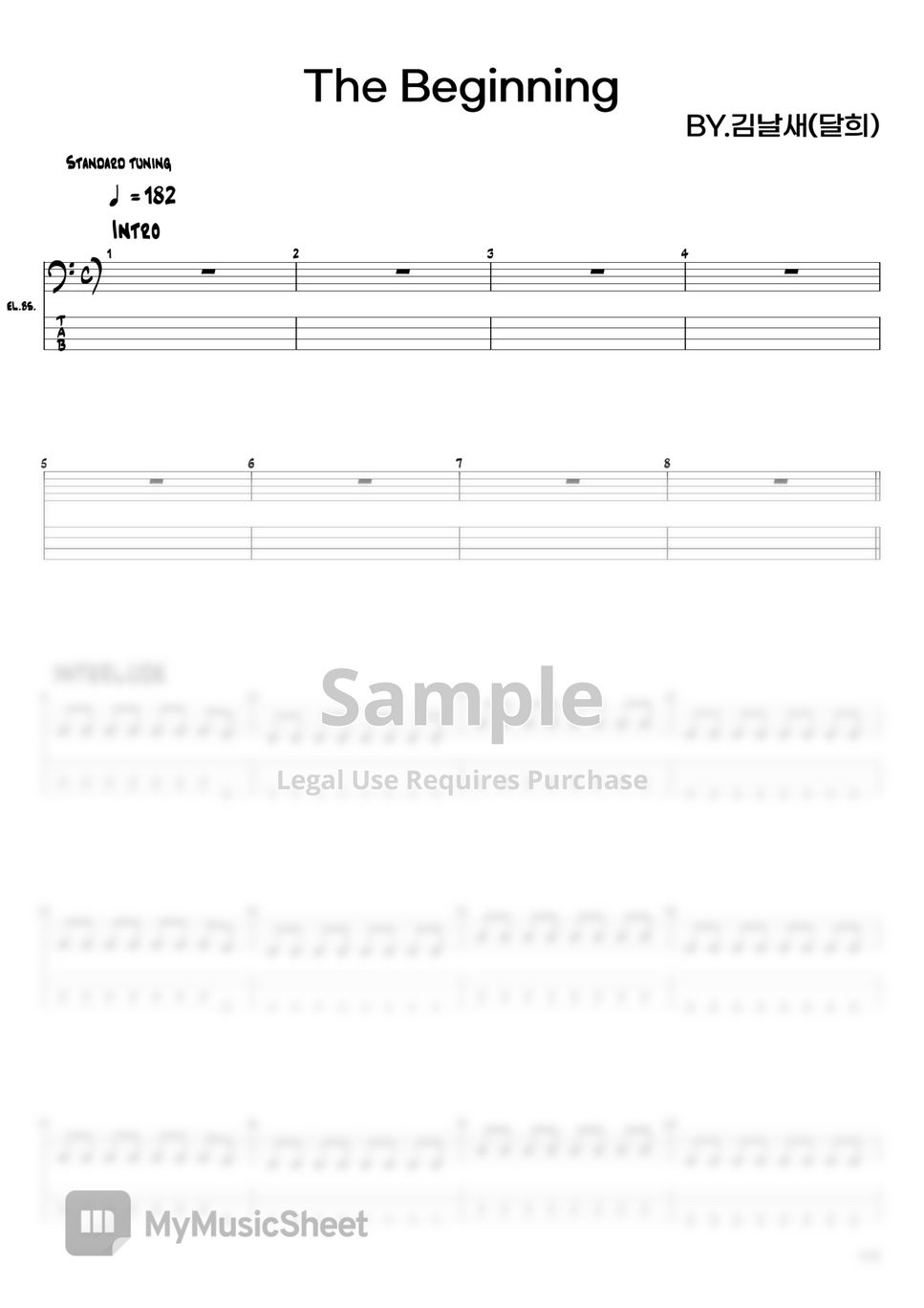 ONE OK ROCK - The Beginning TAB+1 Staff by 김날새