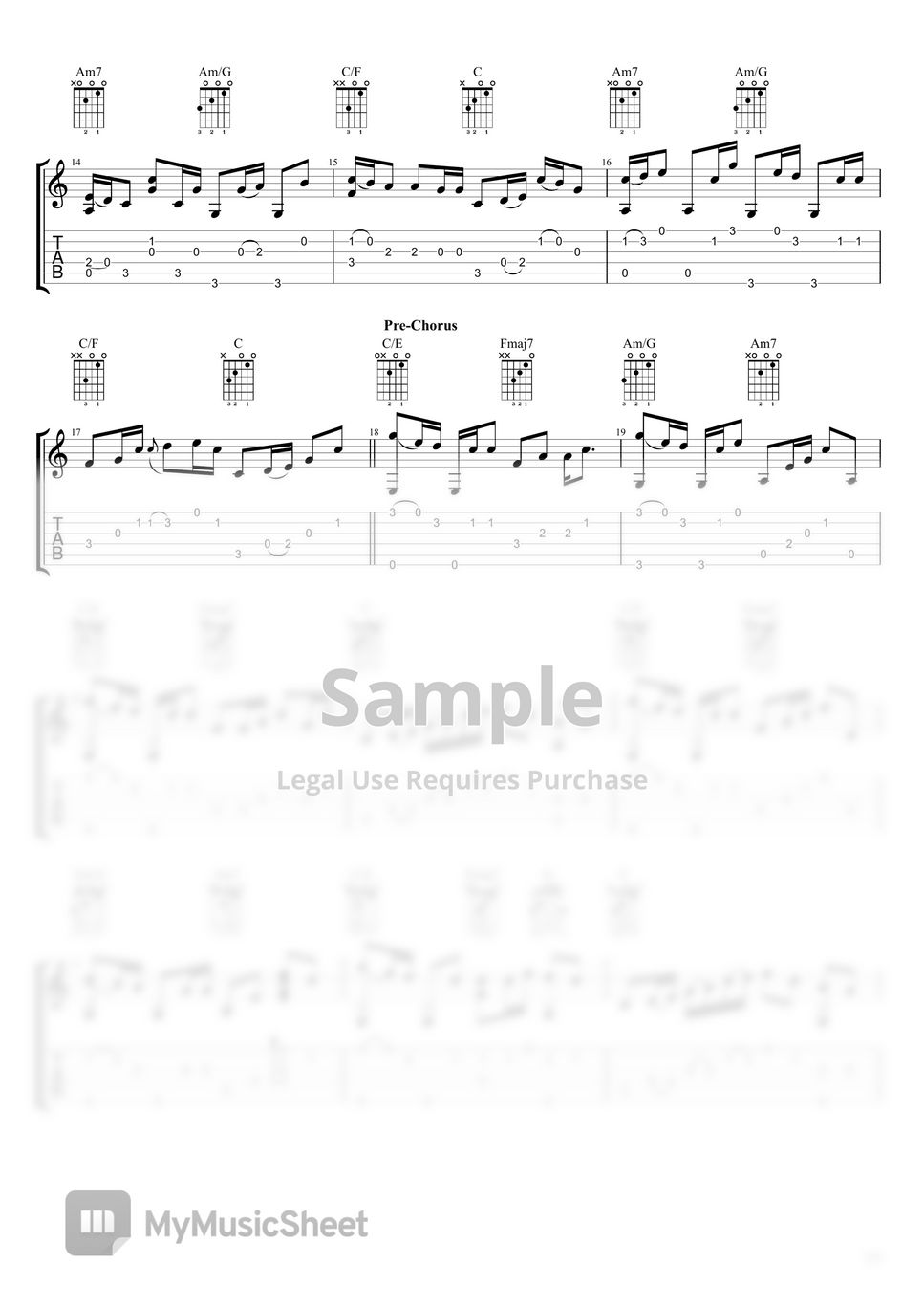 RADWIMPS | Fingerstyle Guitar - Nandemonaiya (Easy Version) Partitura ...