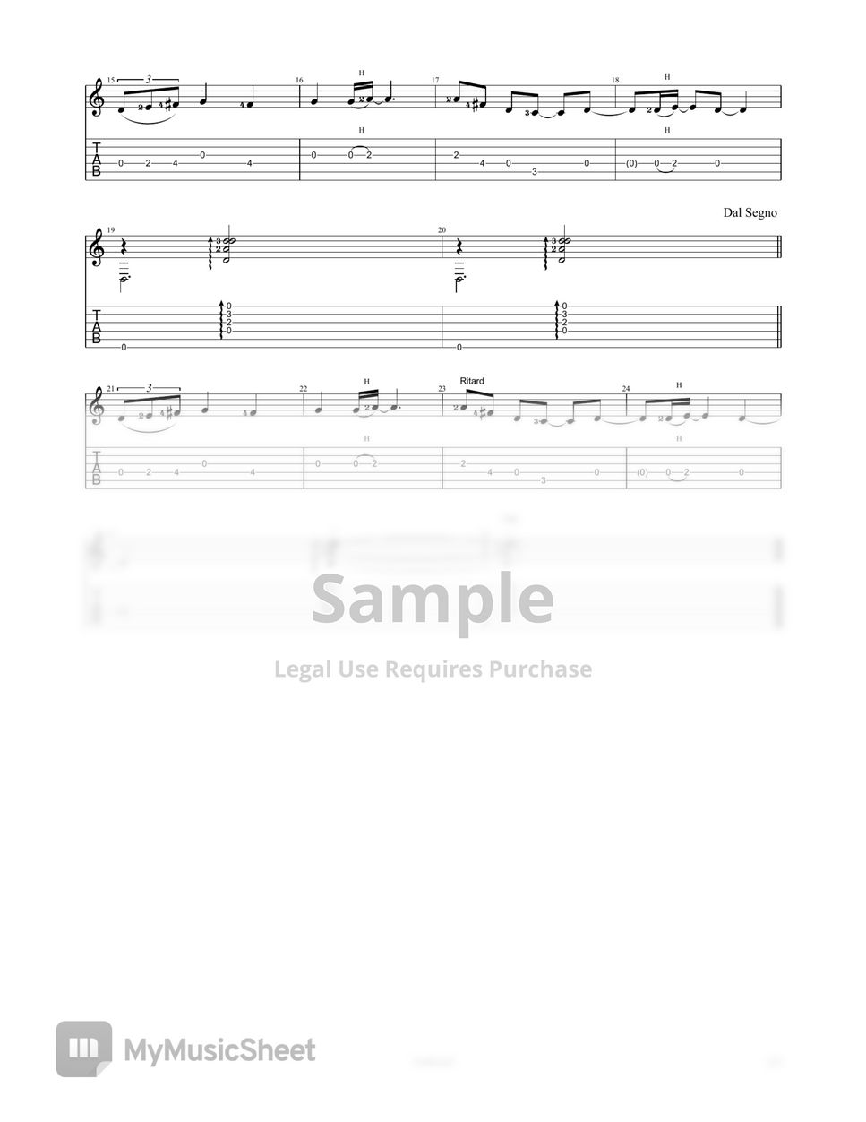 Traditional - She Moved Through the Fair Partitura by Steve O'Donnell