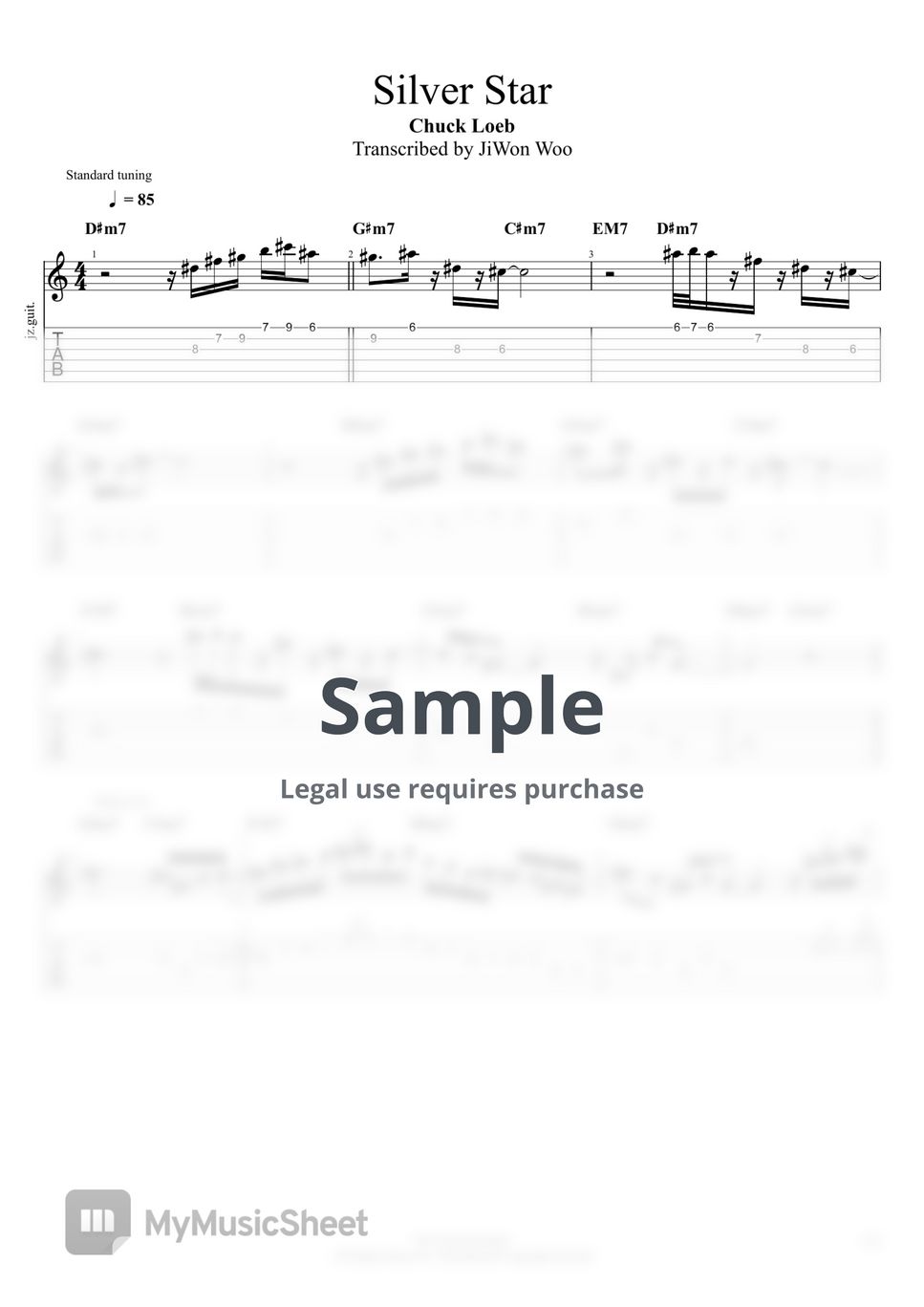 chuck loeb - silver star (smooth jazz) Sheets by NewYorkJazz