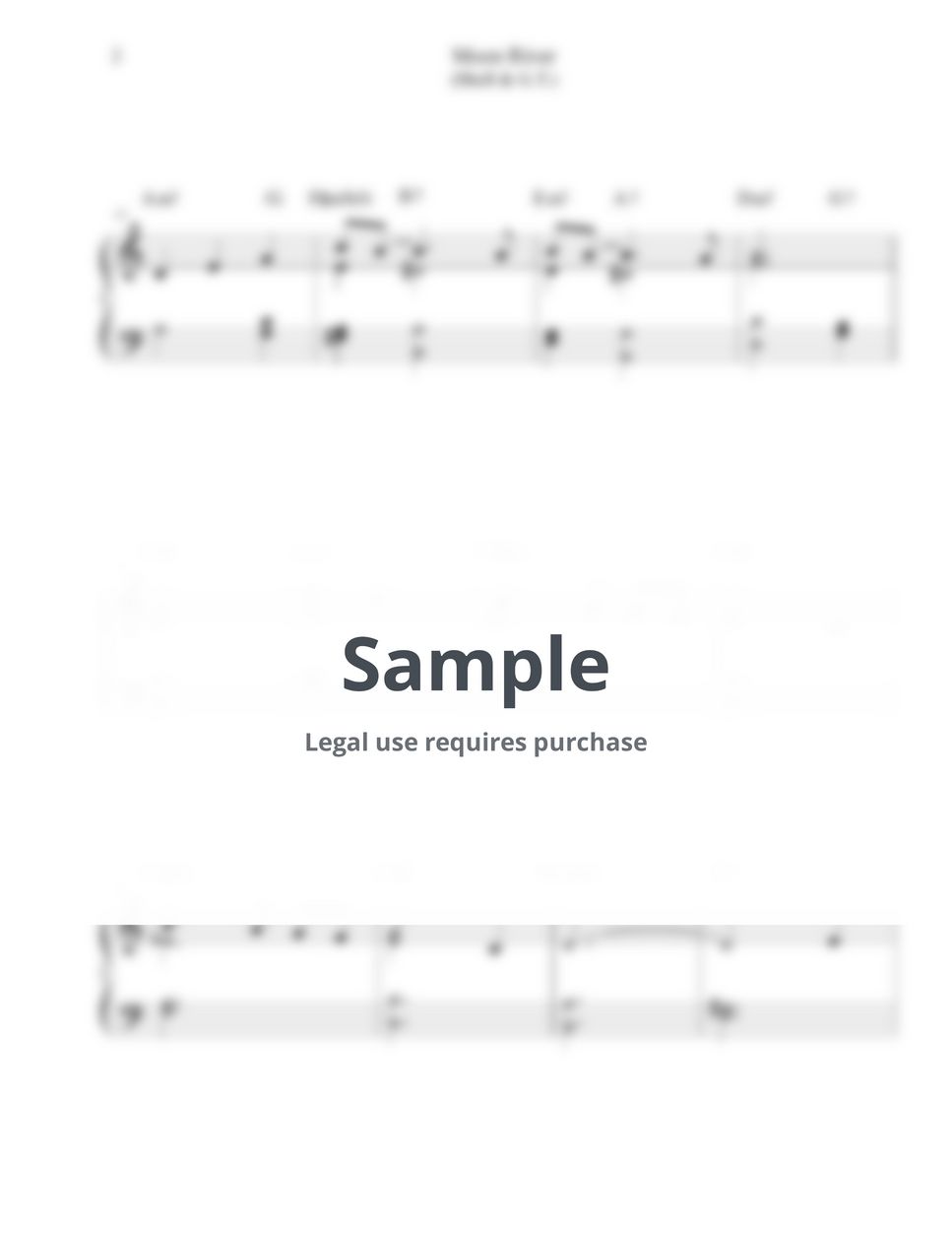 Henry Mancini - Moon River 악보 by Zoey