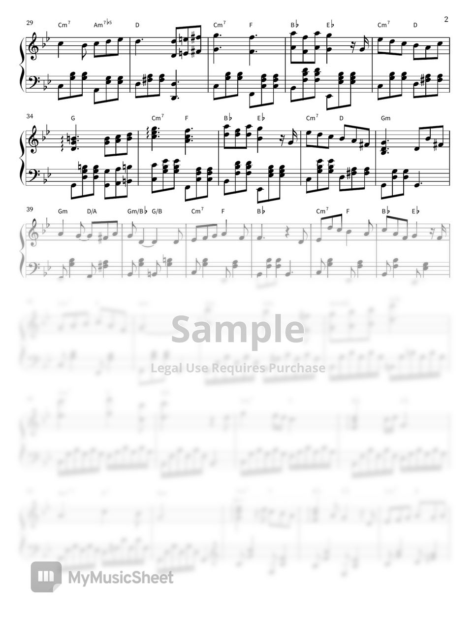 Yang Da Il (양다일) - Falling Flower (낙화) - You Are My Spring OST Sheets ...