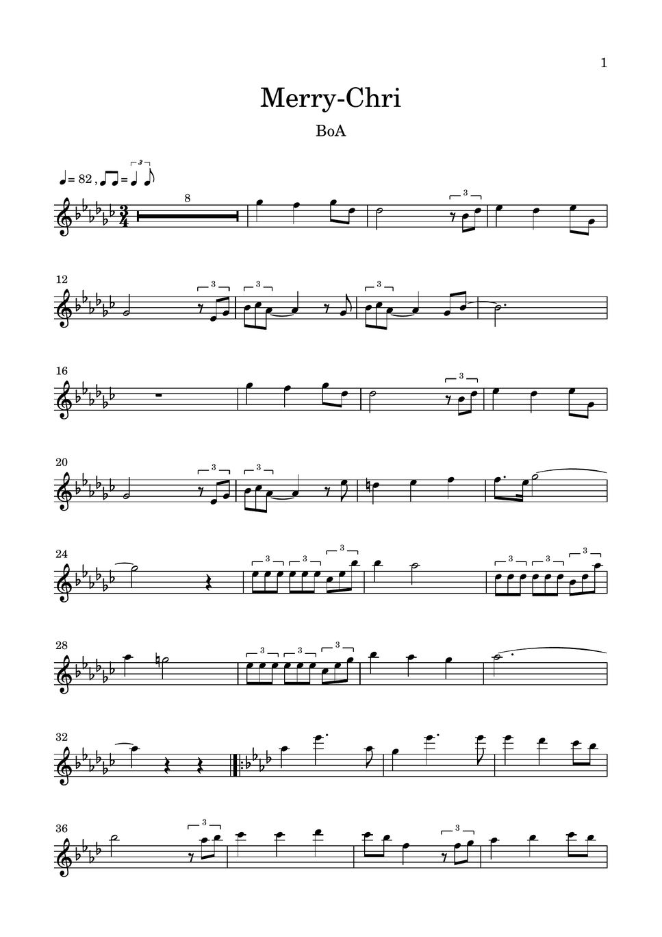 BoA - Merry-Chri Sheets by Kaho