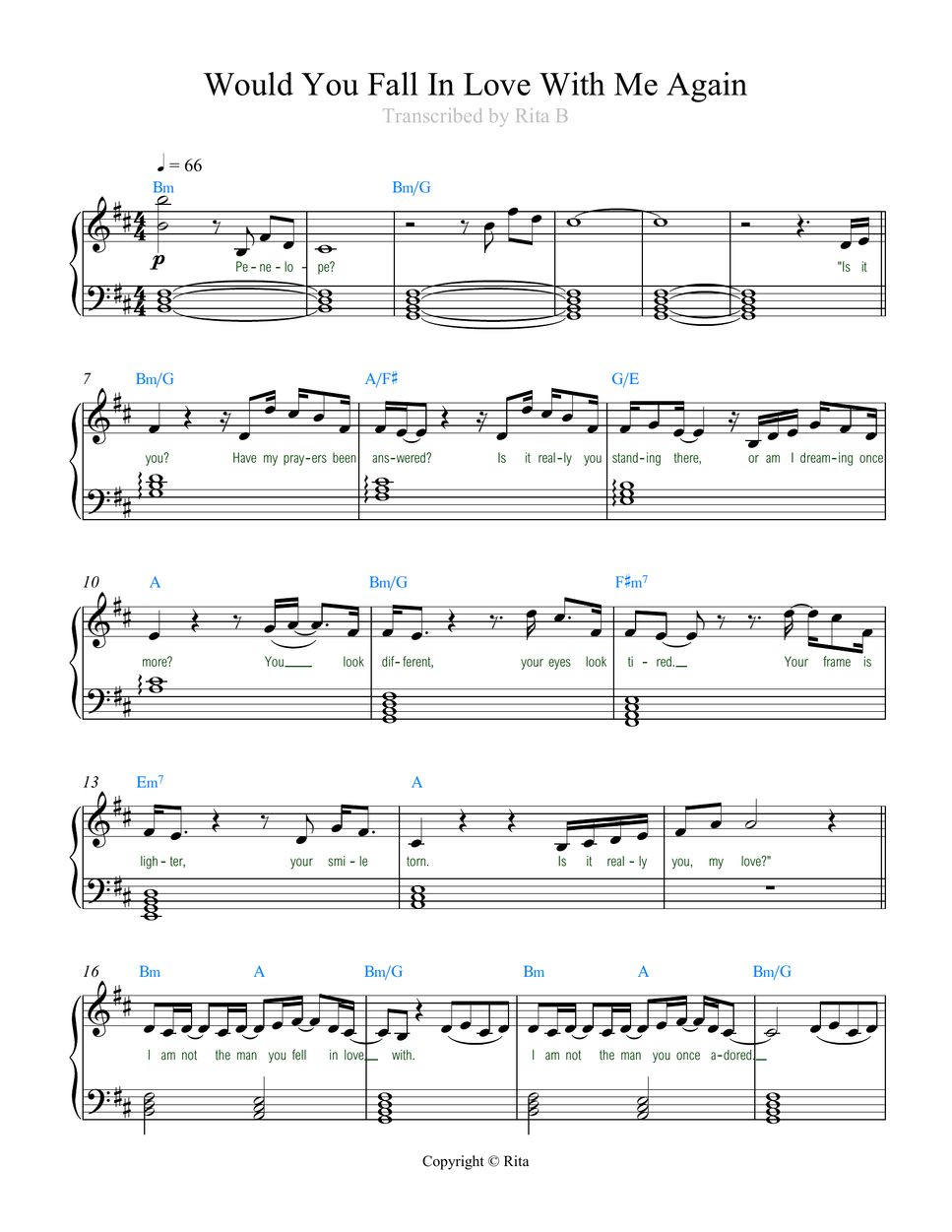 Jorge Rivera-Herrans - Would You Fall In Love With Me Again from Epic: The Musical (With lyrics ...