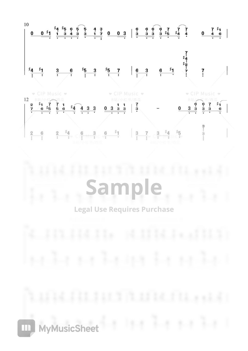 Teens In Times - You Must Be Happy 악보 by CIP Music