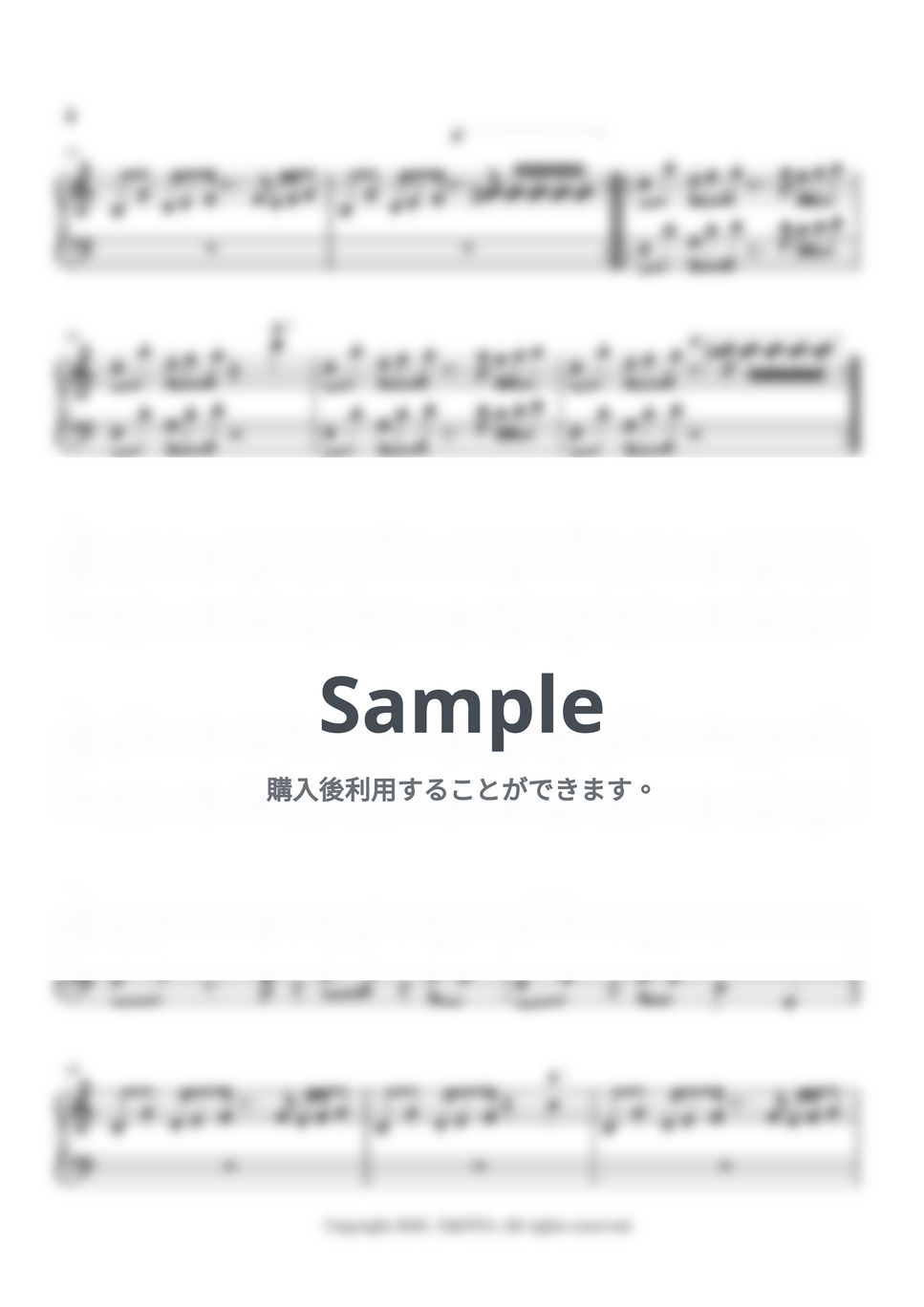 Seiji Kameda - 取り調べ (今夜、世界からこの恋が消えても track 5) 楽譜 by 今日ピアノ(Oneul Piano)