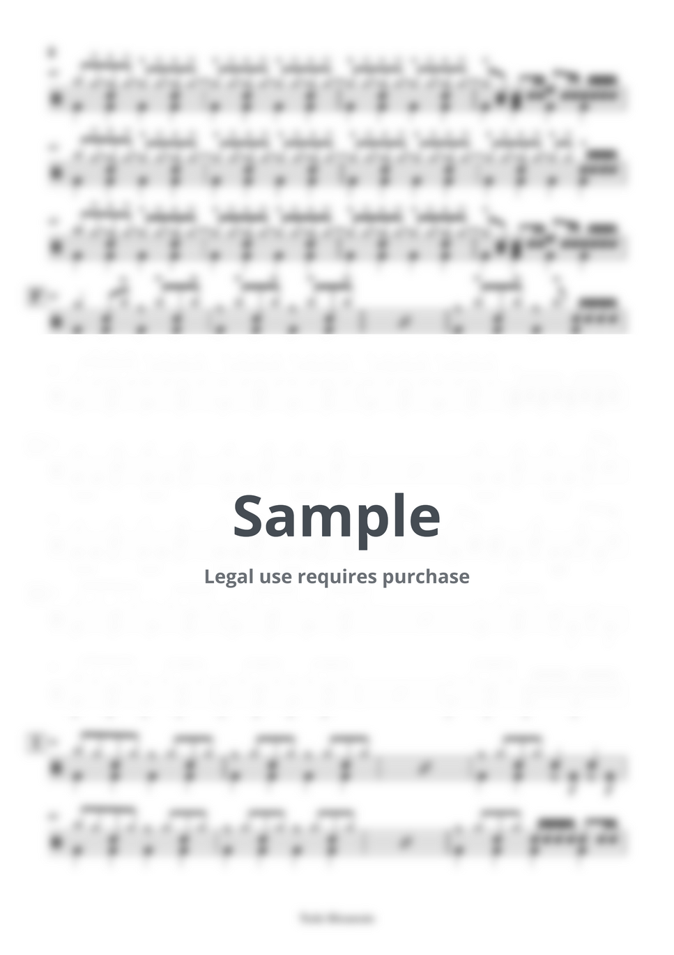 Nayutalien, Eve - Planet Loop Drum Sheet Music PDF | Taiki Mizumoto ...