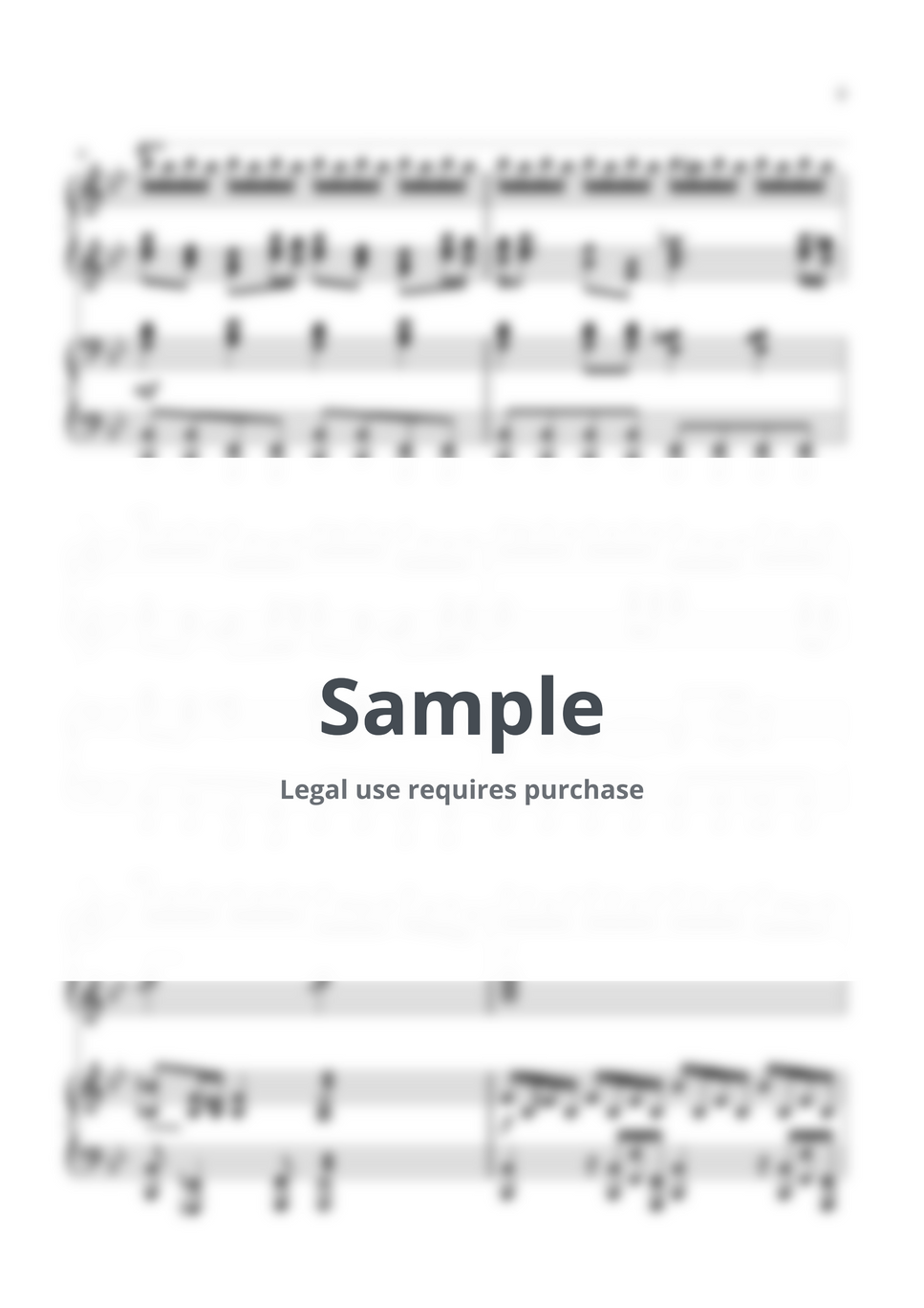 John Williams - Theme From Jurassic Park (ピアノ/連弾/上級アレンジ) Piano Sheet ...