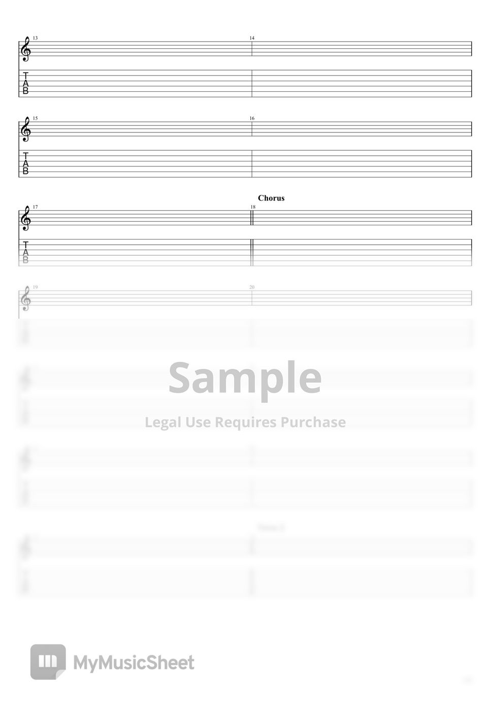 VERNON - Black Eye Tab + lembaran musik pertama by Rob Ethereal