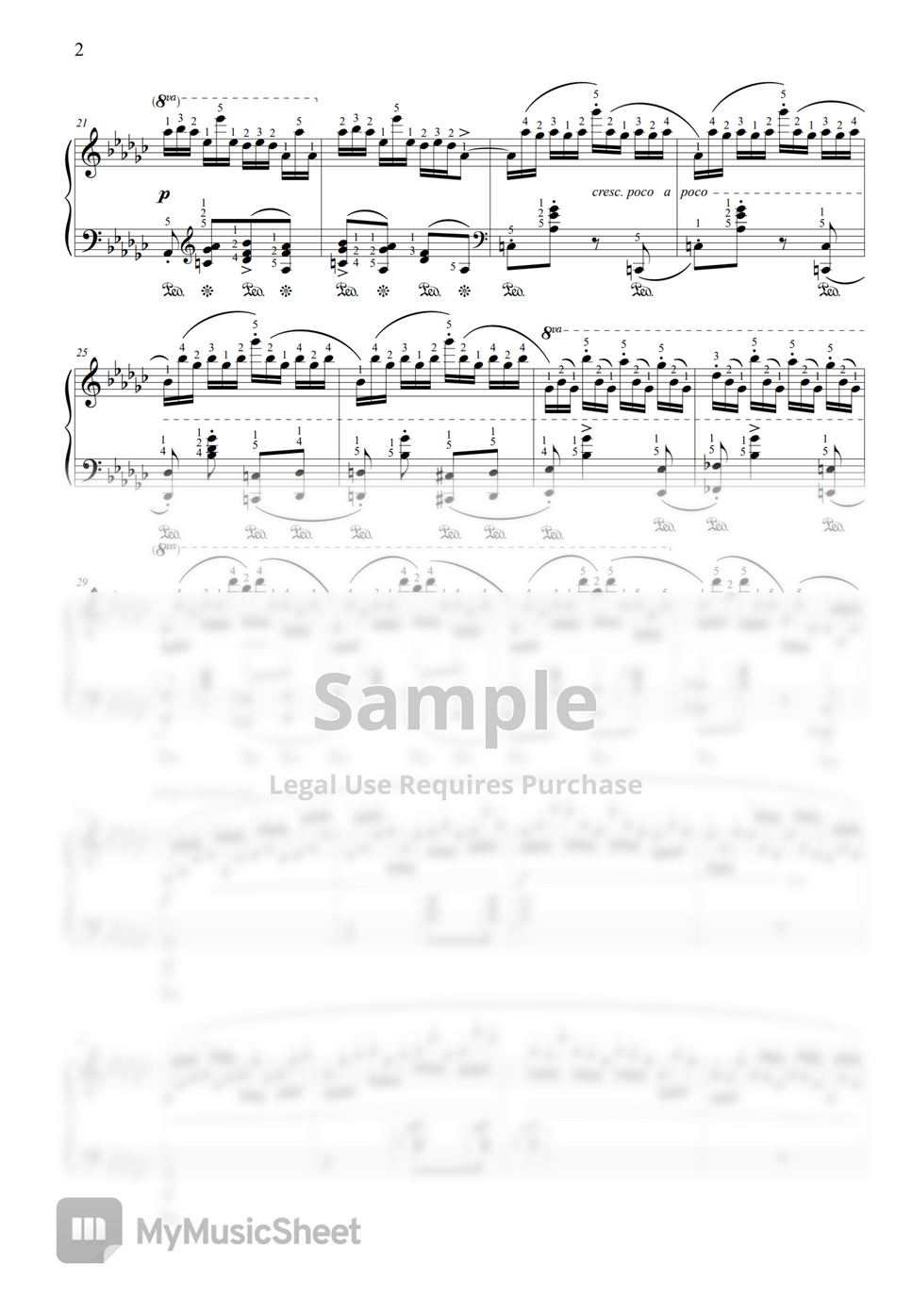 F.Chopin - Etude Op.10 No.5 (Black Keys) by THIS IS PIANO Notenblatt