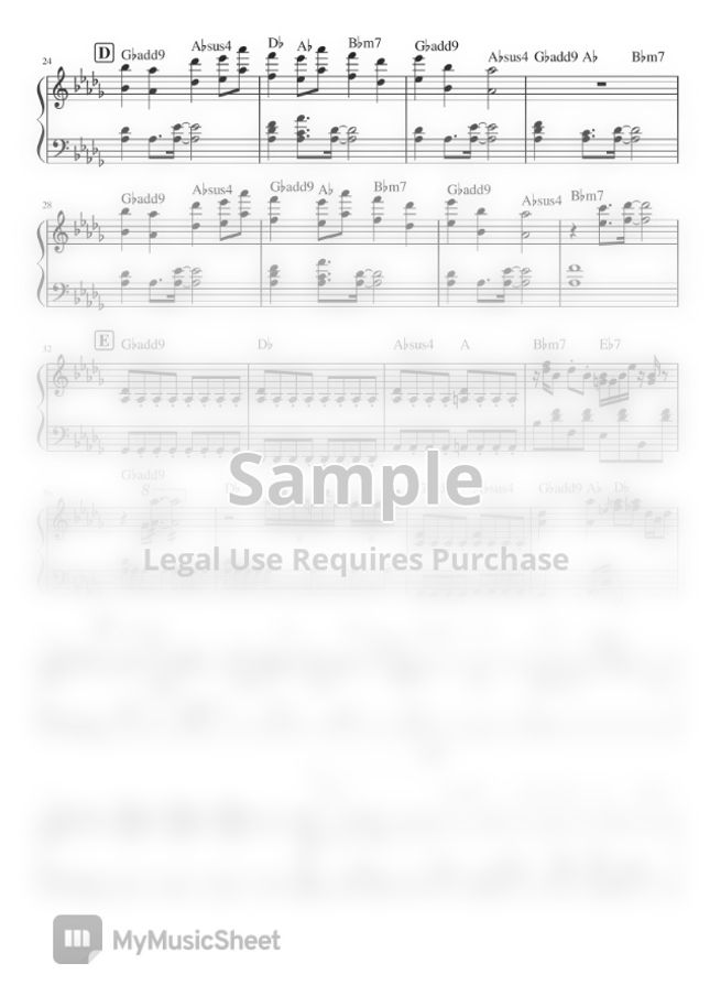 Yorushika - Plagiarism(Tosaku 盗作) piano part by mame Sheet Music