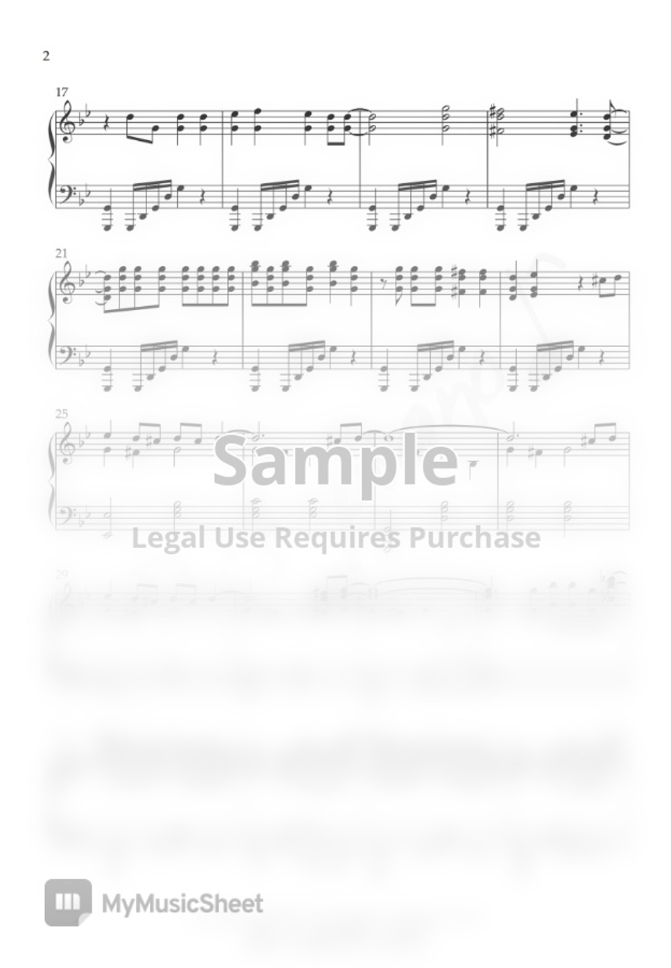 ONE PIECE FILM RED - Tot Musica by Ru's Piano Partition musicale