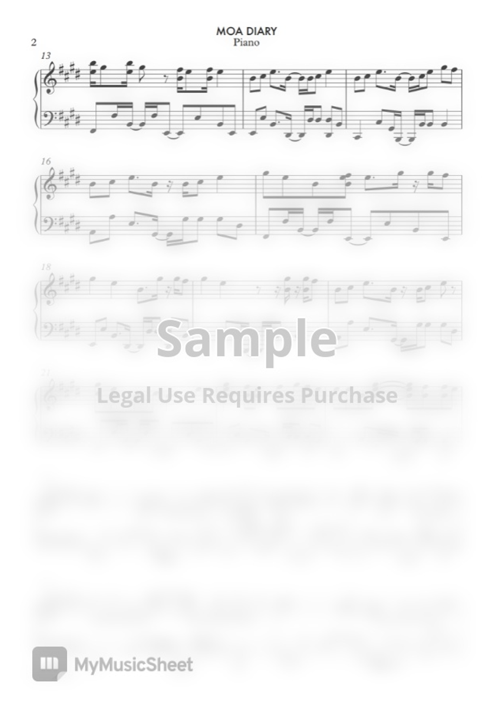 TXT - MOA Diary by musik fadli نوتة