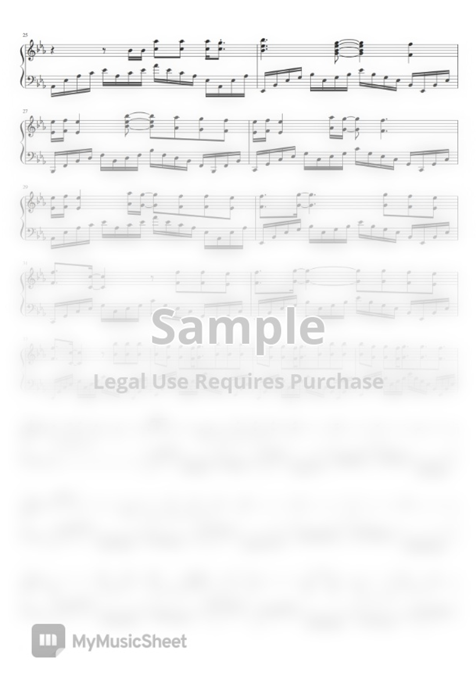 ONE OK ROCK - One way ticket by Leisure Piano Sheets楽譜