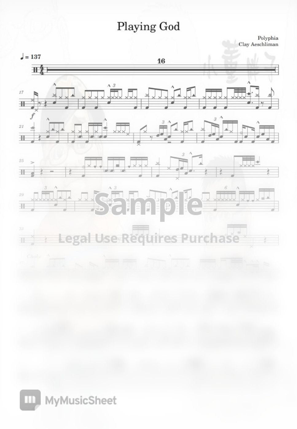 Polyphia - Playing God (《Playing God》) by 小董胖子 Sheet