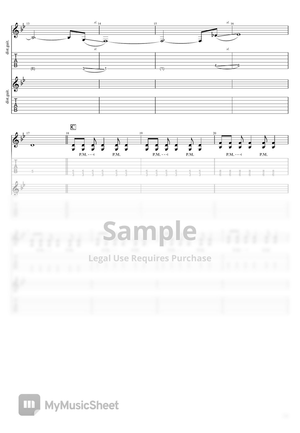 JoJo's Bizarre Adventure - 高潔なる教皇/Kakyoin's Theme Noble Pope 타브 by keiichi