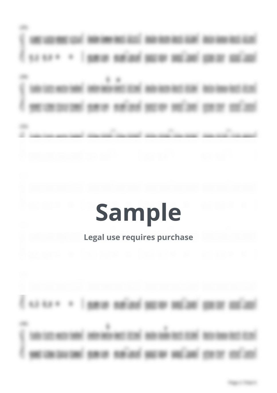 羽肿 - Somnambulating (简谱) Sheet Music by Shinian