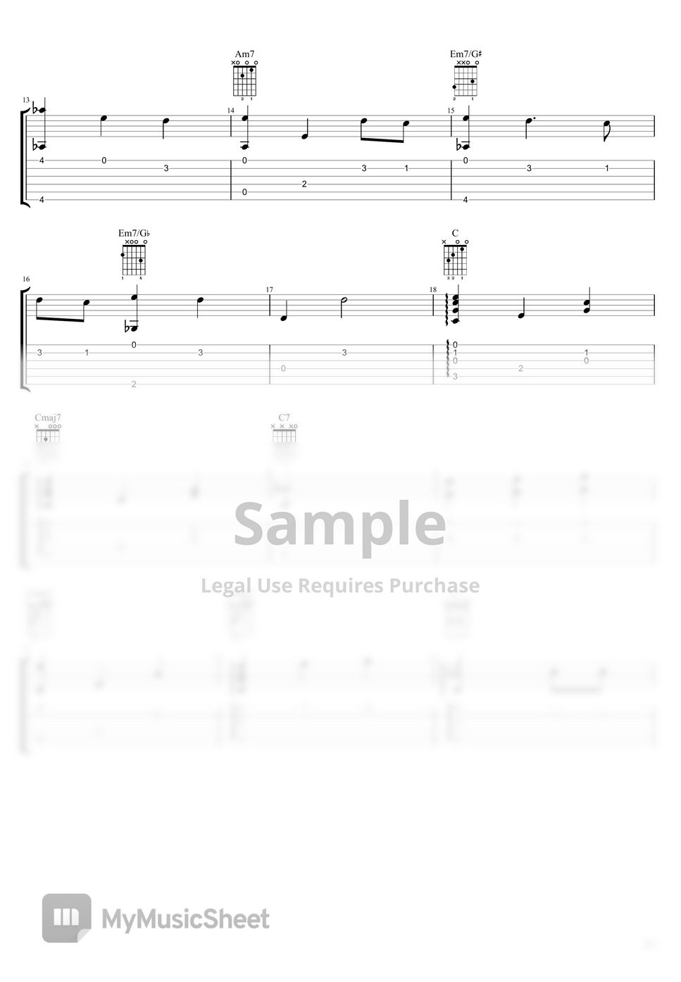 Rex Orange County | Fingerstyle Guitar - Sunflower (easy version) TAB ...