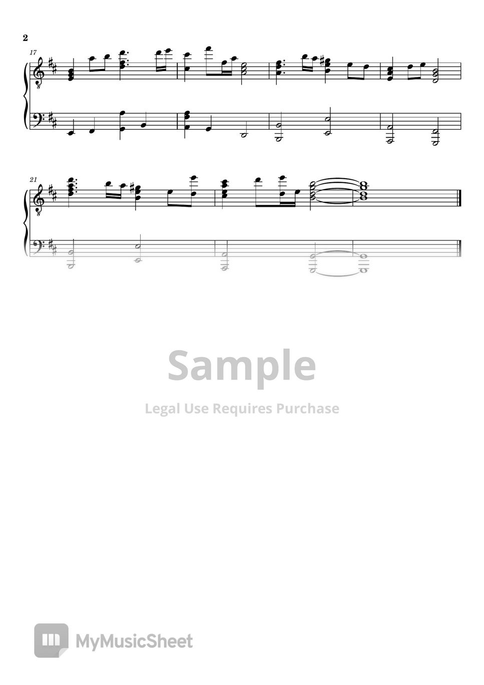 Minecraft - C418 Sweden (Sheet Music, MIDI,) 曲谱 by Roxette