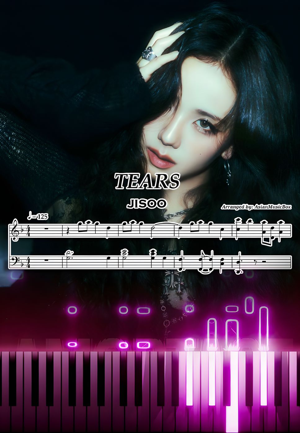 JISOO - TEARS Sheets by AsianMusicBox