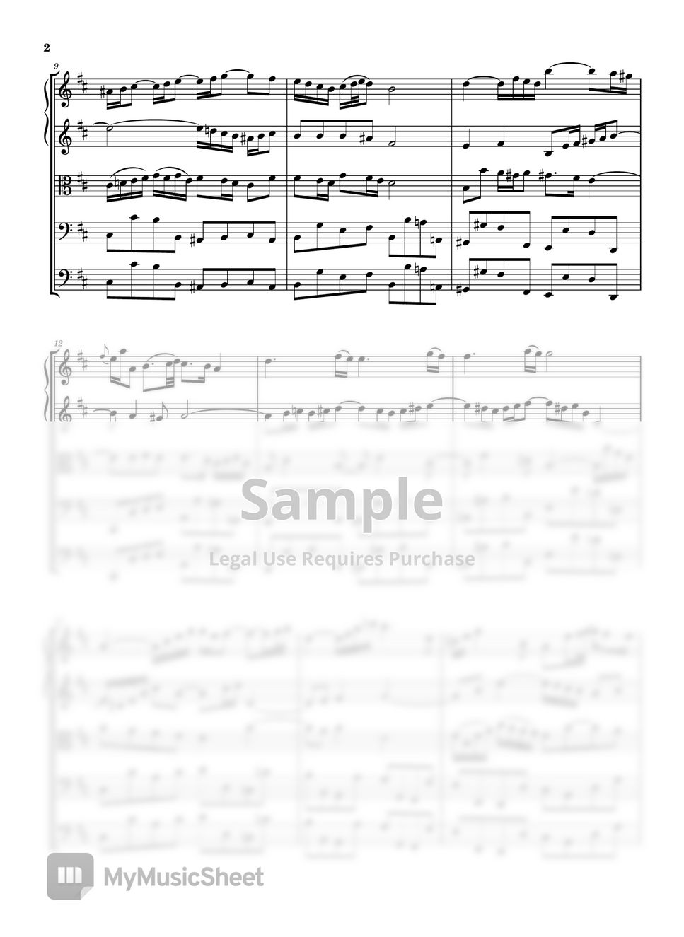 Johann Sebastian Bach - Orchestral Suite in D Major - BWV 1068 No,3 ...