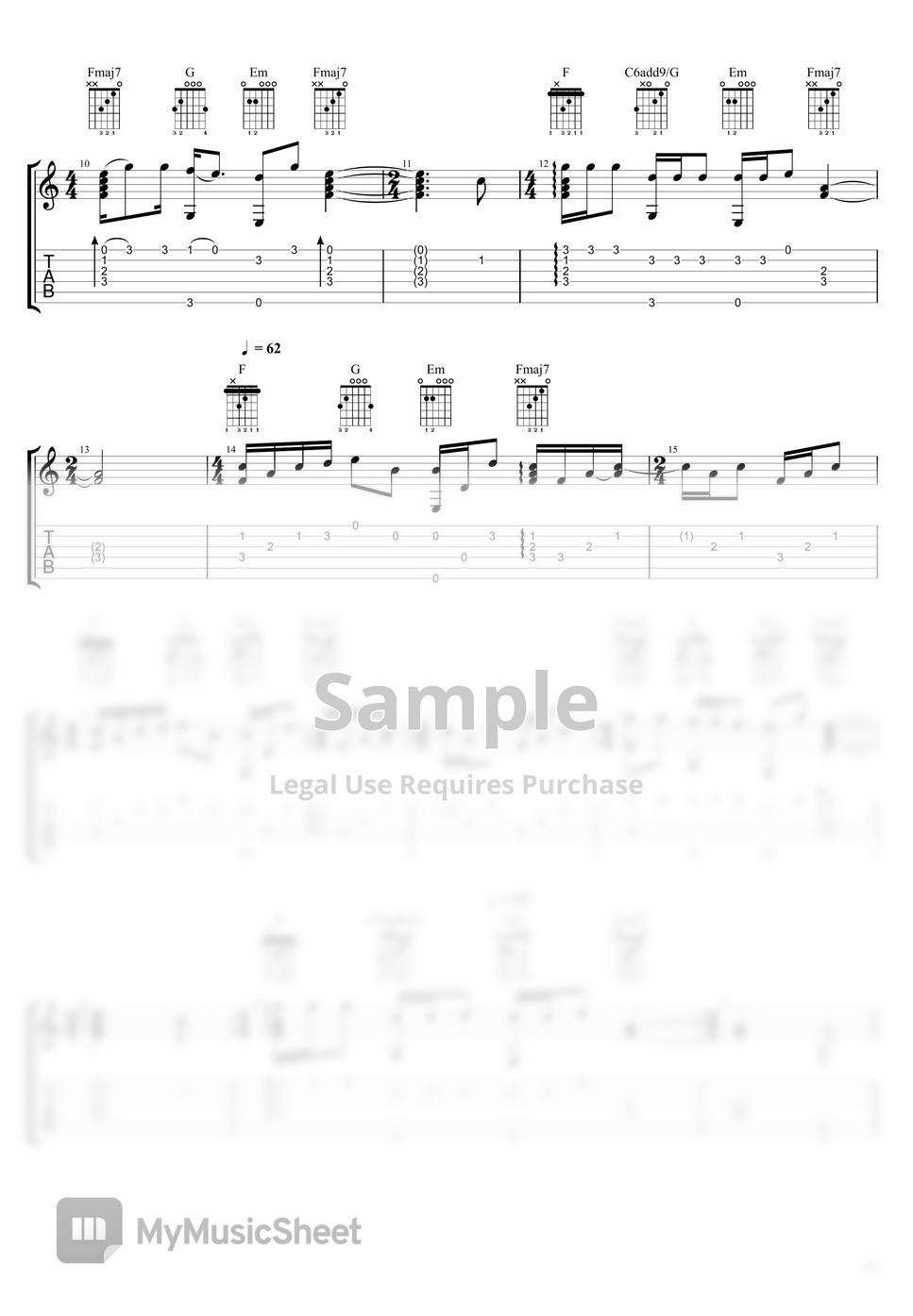 Duncan Laurence | Fingerstyle Guitar - Arcade (Easy Version) TAB by ...