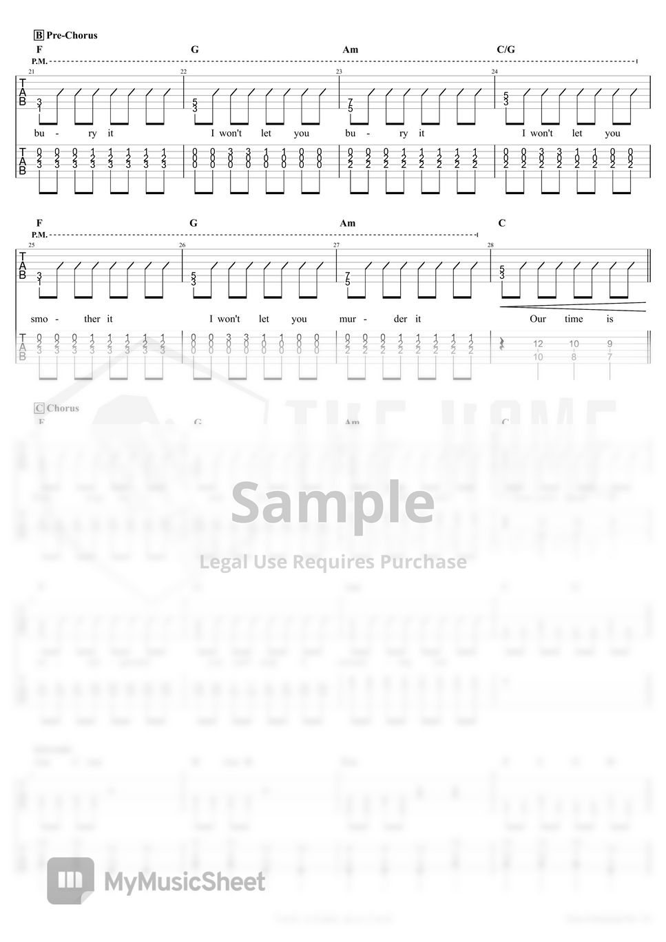 Muse - Time Is Running Out TAB by TheHomeGuitar