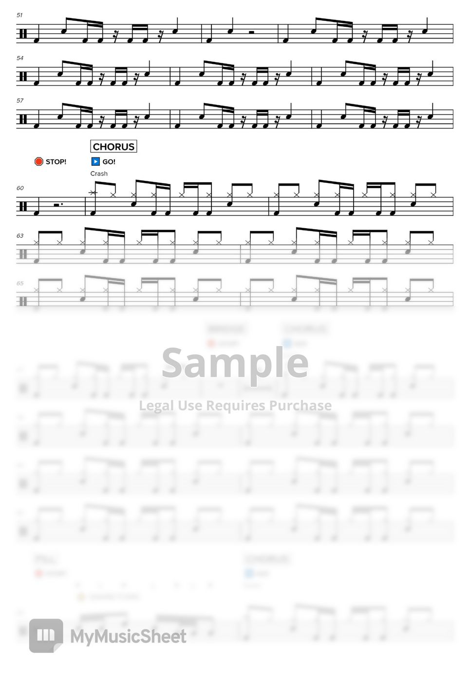 Imagine Dragons - Bad Liar Lembar Musik by Magic Drum Sheets