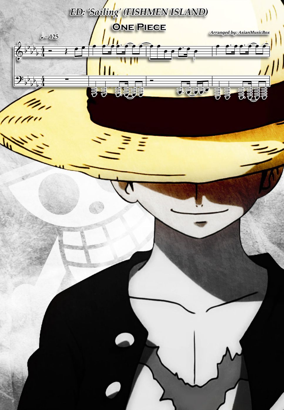 One Piece - ED (FISHMEN ISLAND): 'Sailing' (Sheet, MIDI, MultiTracks ...