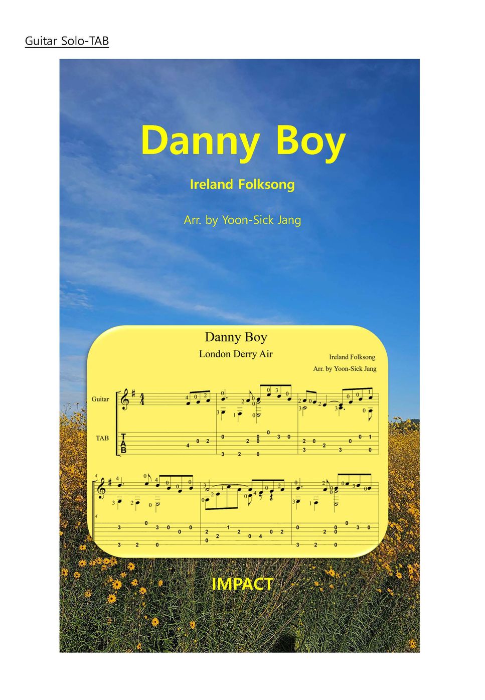 Danny Boy Sheets by Yoon-Sick Jang