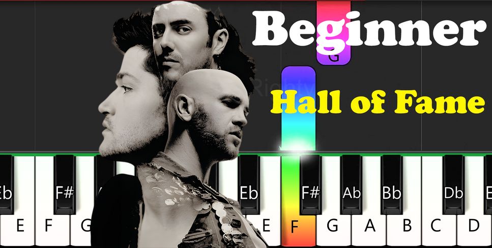 The Script - Hall of Fame (Piano) Sheet Music by Nolimit Ptt