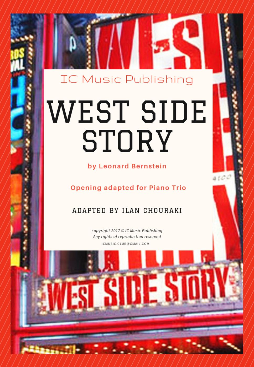 Leonard Bernstein - West Side Story Suite (Piano Trio) Sheets by Ilan Chouraki
